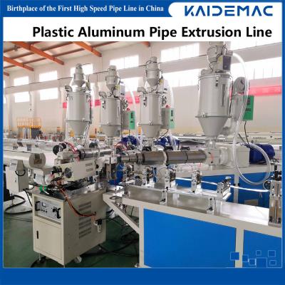China PEX-AL-PEX / PERT-AL-PERT Aluminum Composite Pipe Production Line Overlapped Welding for sale