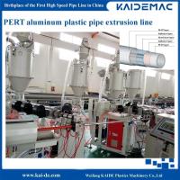 China Al-Plastics Overlapped Welding Machine / Pert-Al-Pert Pipe Making Machine Line for sale