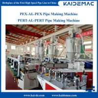 China Al-Plastics Overlapped Welding Machine / Pert-Al-Pert Pipe Making Machine Line for sale