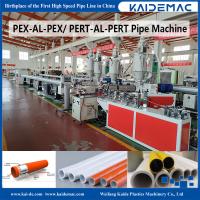 China Al-Plastics Overlapped Welding Machine / Pert-Al-Pert Pipe Making Machine Line for sale