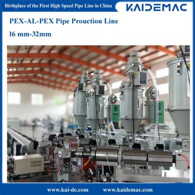 China PE / PERT Pex-Al-Pex Pipe Making Machine Pipe Overlapped Welding Machine for sale