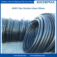 China 75mm-250mm HDPE Pipe Manufacturing Machine / PE / HDPE Pipe Making Line for sale