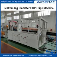 China 630mm HDPE Pipe Production Line / Automatic HDPE Pipe Making Machine for sale