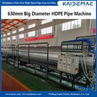 China 315 - 630mm Big Diameter HDPE Pipe Production Line, HDPE Water Pipe Extrusion Line for sale