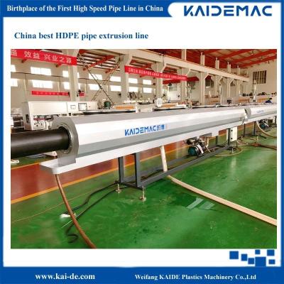 China Big Capacity 75mm -250mm HDPE Water Pipe Extrusion Machine / HDPE Pipe Making Machine for sale