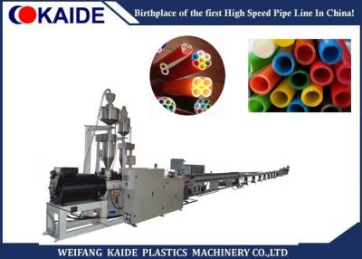 China Microduct HDPE Silicone Core Pipe Production Line Speed 60m/min, 5mm-18mm for sale