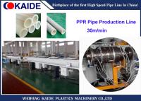 China Highest Speed PPR Pipe Production Line 30m/Min 20mm-110mm PPR Tube Making Machine for sale