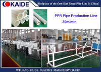 China Highest Speed PPR Pipe Production Line 30m/Min 20mm-110mm PPR Tube Making Machine for sale