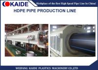 China Water Tube HDPE Pipe Manufacturing Machine With Siemens PLC Control System for sale