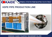 China Water Tube HDPE Pipe Manufacturing Machine With Siemens PLC Control System for sale