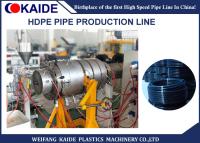 China Water Tube HDPE Pipe Manufacturing Machine With Siemens PLC Control System for sale