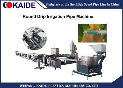 China Drip Irrigation Plastic Pipe Making Machine 40m/min For PE Drip Pipe for sale
