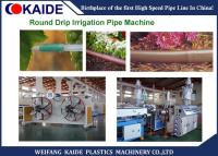 China Three Layers Plastic Pipe Production Line , Round Drip Pipe Making Machine for sale