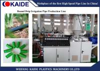 China High Performance Plastic Pipe Making Machine / Drip Irrigation Hose Making Machine for sale