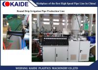 China Professional Drip Irrigation Pipe Production Line With 16mmx1.2mm PC Dripper for sale