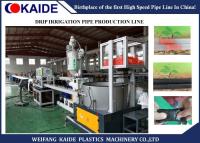 China 40m/min Round Drip Irrigation Pipe Production Line / Drip Irrigation Tube Extrusion Line for sale