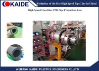 China Three Layers Glassfiber PPR Pipe Extrusion Line / Plastics PPR Pipe Production Line for sale