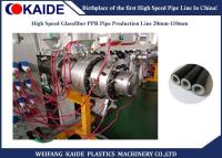 China Durable Plastic Pipe Manufacturing Machine , Glassfiber PPR Pipe Production Line for sale