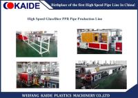 China High Speed PPR Pipe Making Machine , 20mm-110mm PPR Pipe Extrusion Line for sale
