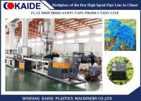 China Flat Drip Irrigation Pipe Production Line 180m/min 250m/min Speed With AAS Nano Dripper for sale