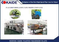 China Flat Drip Irrigation Pipe Production Line 180m/min 250m/min For Irrigation Tape for sale