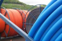 China Micro Duct Silicone Core Plastic Pipe Making Machine 40m/min For 5-20mm Pipe Diameter for sale