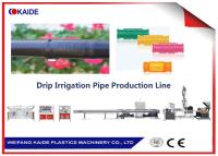China Plastic Pipe Extrusion Machine , Drip Irrigation Pipe Machine With Recycled Material for sale