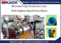 China Micro Duct HDPE Pipe Production Line , HDPE Silicone Core Tube Machine for sale