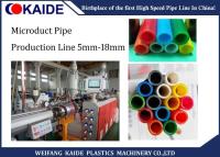 China Machine to make Microduct 14mm/10mm, 7mm/4mm with speed 60m/min, Microduct pipe line for sale