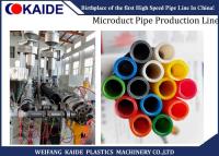 China HDPE Silicone Core Plastic Pipe Production Line , High Speed Microduct Production Line for sale