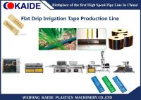China Flat Type Drip Irrigation Tape Production Line 250m/Min With Flat Emitter for sale