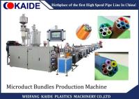 China PE Microduct Bundles Extrusion Line / Sheath Production Machine For HDPE Silicon Core Tube for sale