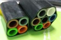 China COD Microduct Bundles Extrusion Line , Telecommunication Tube Extrusion Machine for sale