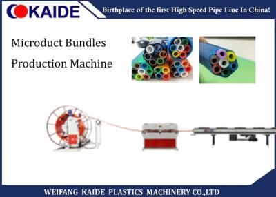 China PE Microduct Bundles Extrusion Line / HDPE Pipe Microduct Sheath Making Machine for sale
