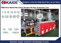 China HDPE Pipe Manufacturing Machine , Telecom Microduct Bundles Production Line for sale