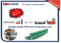 China Double Strand PPR Pipe Production Line Speed 40m/Min For Pipe Size 20-32mm for sale