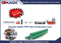 China PPRC Water Pipe Production Machine Speed 40m / Min Water Pipe Extruder Machine for sale