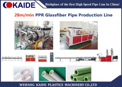 China PPR Glassfiber Plastic Pipe Extrusion Machine For 3 Layer PPR Pipe 20-63mm for sale