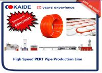 China Heating HDPE Pipe Production Line Speed 35m/min Polyethylene Extrusion Machine for sale