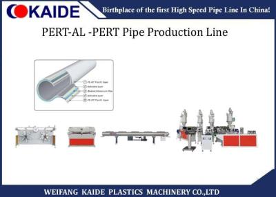 China Overlap Welding Plastic Pipe Extrusion Machine / PEX AL PEX Pipe Production Line for sale