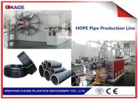 China HDPE Pipe Making Machine , 250mm HDPE Pipe Extrusion Line For 75-250mm Pipe for sale