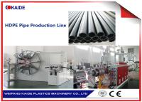 China 75-250mm Big Size HDPE Pipe Extrusion Machine/ 250mm HDPE Pipe Production Machine KAIDE for sale