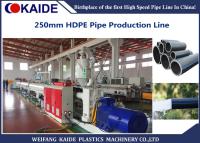 China 75-250mm Big Size HDPE Pipe Extrusion Machine/ 250mm HDPE Pipe Production Machine KAIDE for sale