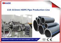 China 110mm-315mm  HDPE Pipe Making Machine/ 315mm HDPE Pipe Extruder Machine KAIDE for sale
