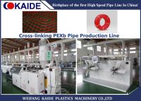 China Cross Linked PE Pipe Extrusion Line 15m/min 35m/min PEX Pipe Making Machine for sale