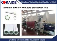 China Glass Fibre Reinforced PPR Pipe Production Line 20m/Min With High Anti Compressive Strength for sale
