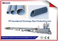 China Multilayer Plastic Pipe Extruder Machine / PP Drainage Pipe Production Line for sale