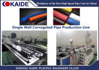 China Single Wall PE Corrugated Pipe Production Line / Corrugated Tube Extruder Machine 16-32mm for sale