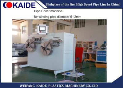 China Double Position Pipe Coiler Machine 50m /min For Winding Pipe Diameter 5-12mm for sale