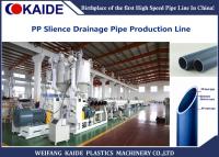 China Auto PLC Control PP Extruder Machine / 50-110mm PP Pipe Extrusion Line for sale